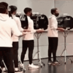 Gang Dude Practicing Rim Shot GIF | GIFDB.com