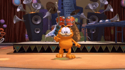 Garfield Dancing And Music Friends GIF | GIFDB.com