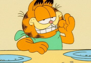 Garfield Finish Eating Done And Done GIF | GIFDB.com