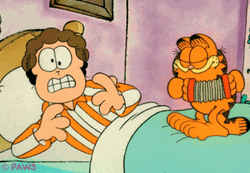 Garfield Waking Up Jon GIF | GIFDB.com