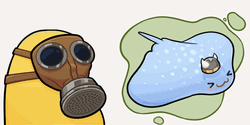 Gas Mask And Toxin Animation GIF | GIFDB.com