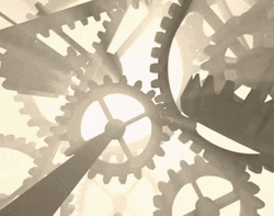 Gears Rotating With Sunlight GIF | GIFDB.com