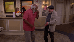 Gene Parmesan Giggling High Five GIF | GIFDB.com