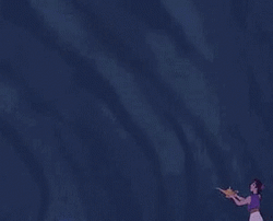 Genie Comes Out When Aladdin Rub The Lamp GIF | GIFDB.com