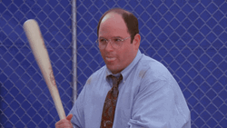 George Costanza Playing Baseball GIF | GIFDB.com