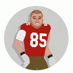George Kittle Niners Animation GIF | GIFDB.com