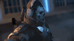 Ghost Cod Looking At His Military Watch GIF | GIFDB.com