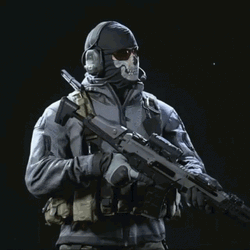 Ghost Cod Standing While Holding A Gun GIF | GIFDB.com