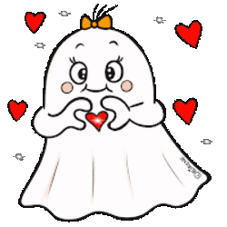 Ghost Sticker Halloween Sticker GIF | GIFDB.com