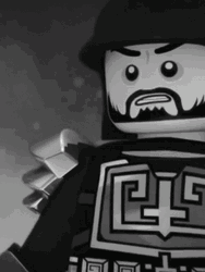 Gigachad Meme Lego Figure With Beard GIF | GIFDB.com
