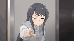 Girl Anime Pointing GIF | GIFDB.com