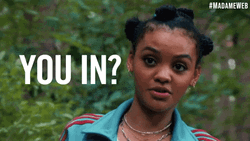 Girl Asking Are You In GIF | GIFDB.com