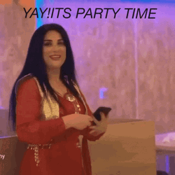 Girl Dancing Yay It's Party Time GIF | GIFDB.com