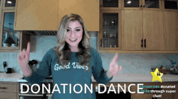 Girl Doing Donation Dance GIF | GIFDB.com