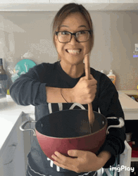Girl Loves Stir The Pot Rapidly GIF | GIFDB.com