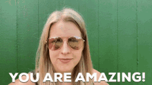 Girl Pointing And Saying You Are Amazing GIF | GIFDB.com