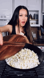 Girl Popcorn Ready GIF | GIFDB.com