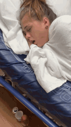 Girl Sleeping And Snoring GIF | GIFDB.com
