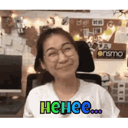 Girl Smiling Hehe GIF | GIFDB.com