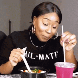 Girl Youtuber Trinity Jae Sips Tea GIF | GIFDB.com