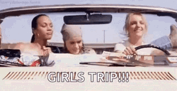 Girl Tripping Gif