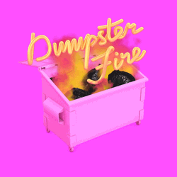 Muppet Show Beaker Dumpster Fire GIF | GIFDB.com