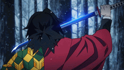 Giyuu Tomioka Sword Pose GIF | GIFDB.com