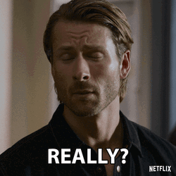 Glen Powell Doubtful Asking Really GIF | GIFDB.com