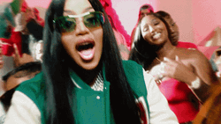 Glorilla Pointing Check Hand Sign GIF | GIFDB.com