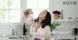 Glowing Girl Good Energy GIF | GIFDB.com