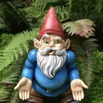 Gnome Norm The Lawn Zoom Loop GIF | GIFDB.com