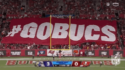Go Bucs Big Banner Made By Fans GIF | GIFDB.com