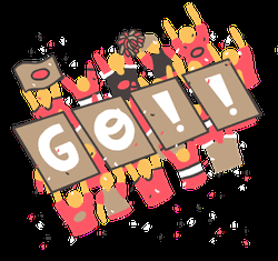 Go Team Flipping Cards Cheer Woo Crowd GIF | GIFDB.com