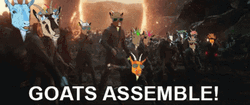 Goat Meme Assemble GIF | GIFDB.com