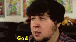 Scary Glitching Jontron GIF | GIFDB.com