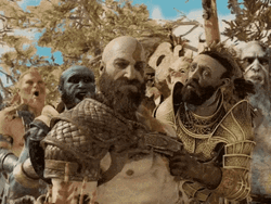 God Of War Funny Meme Kratos And Friends GIF | GIFDB.com