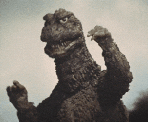 Godzilla Disc Jockey Dance GIF | GIFDB.com