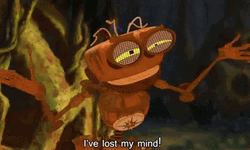 Going Crazy Losing Mind Ben Treasure Planet GIF | GIFDB.com