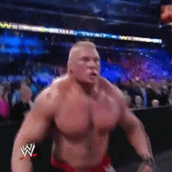 Going Crazy Scream Brock Lesnar Wrestle Mania GIF | GIFDB.com