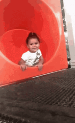 Going Down Cute Kid Sliding Down GIF | GIFDB.com