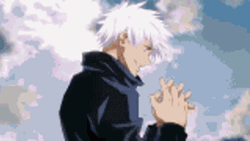 Gojo Satoru Teleporting To Juzo GIF | GIFDB.com