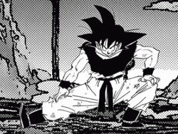 Goku Manga Stretching GIF | GIFDB.com