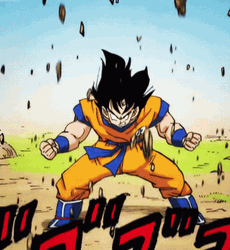 Goku Manga True Power Level GIF | GIFDB.com