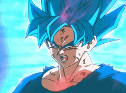 Goku Super Saiyan Out Blue GIF | GIFDB.com