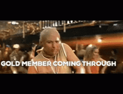 Gold Member Coming Through GIF | GIFDB.com