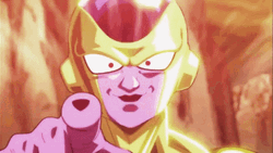 Golden Frieza Pointing Finger GIF | GIFDB.com