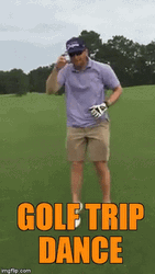 Golf Trip Dance GIF | GIFDB.com