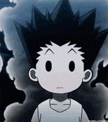 Gon Freecss Smiling Awkwardly Hunter X Hunter GIF | GIFDB.com