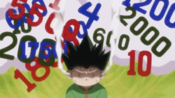 Gon Freecss Overwhelmed With Numbers GIF | GIFDB.com