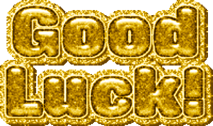 Good Luck Gold Sticker GIF | GIFDB.com
